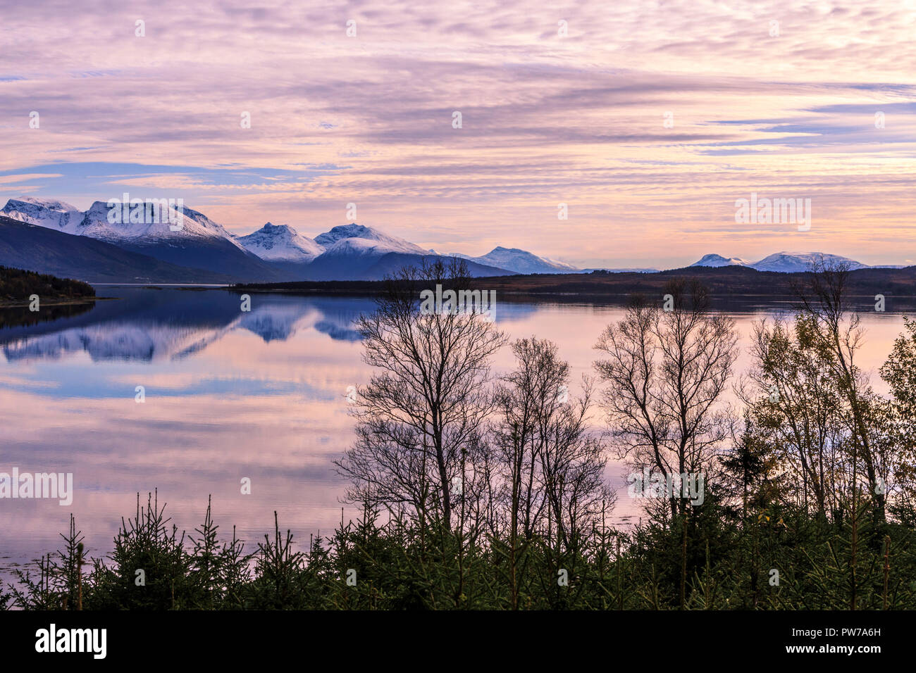 Glorious Sunrise Autumn images taken on Kvaloya, Troms, nr Tromso ...