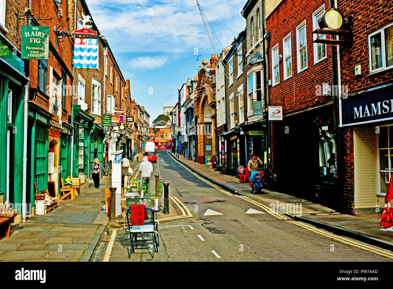 Fossgate, York, England Stock Photo - Alamy