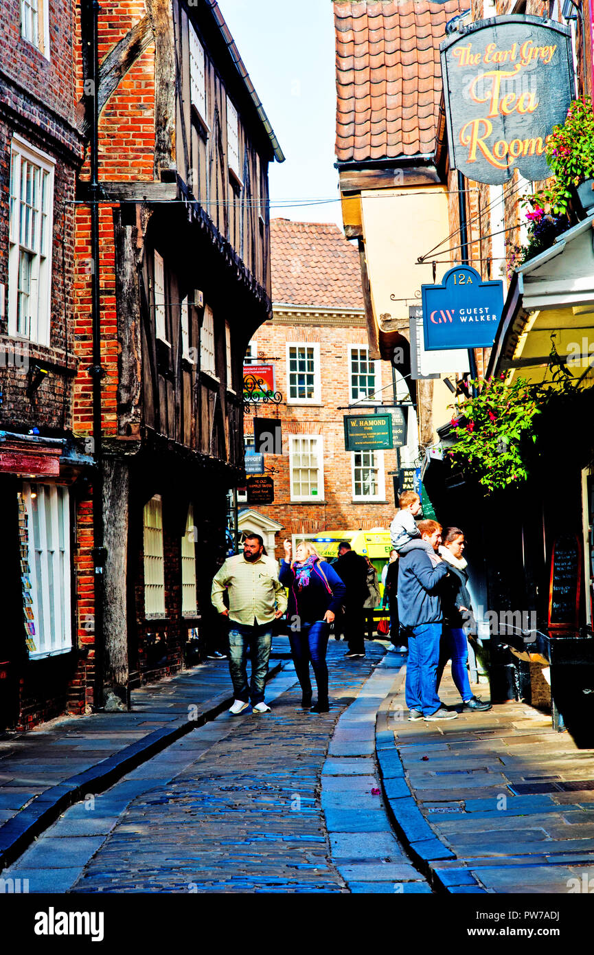 The Shambles, York, England Stock Photo - Alamy