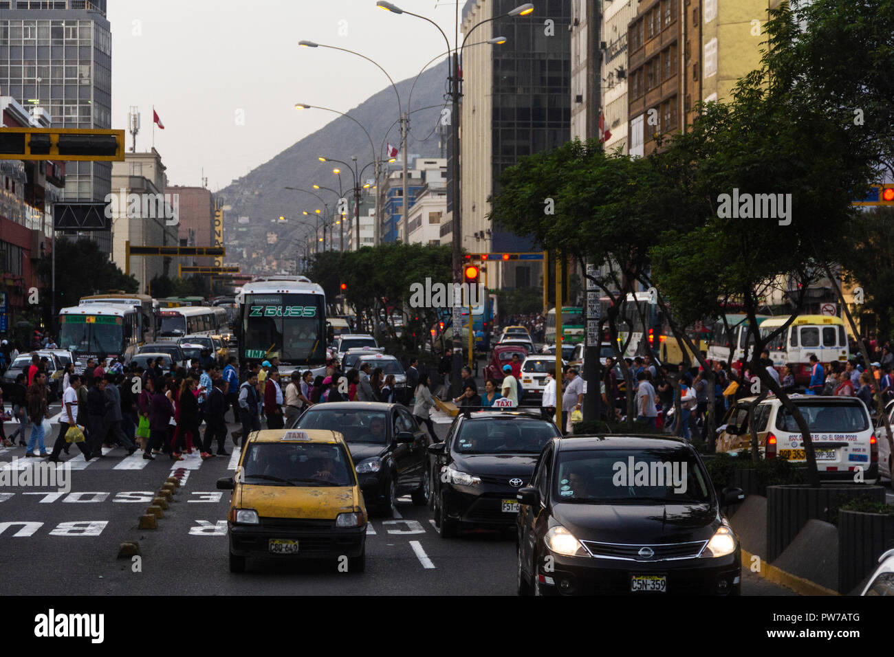 Lima, Peru - June 18, 2015: The World Health Organization named Lima, a ...