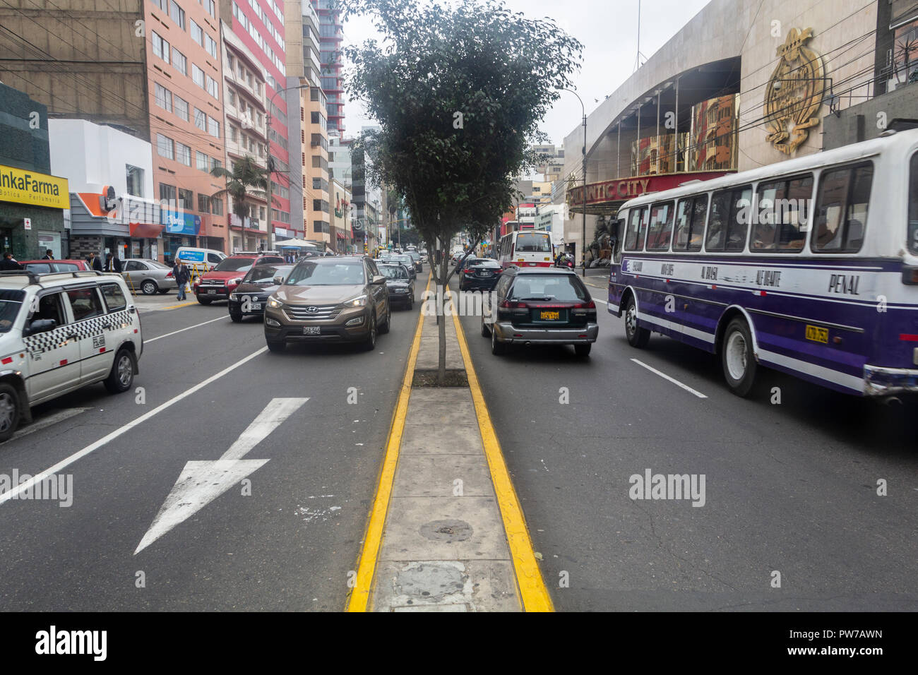 Lima, Peru - June 18, 2015: The World Health Organization named Lima, a ...