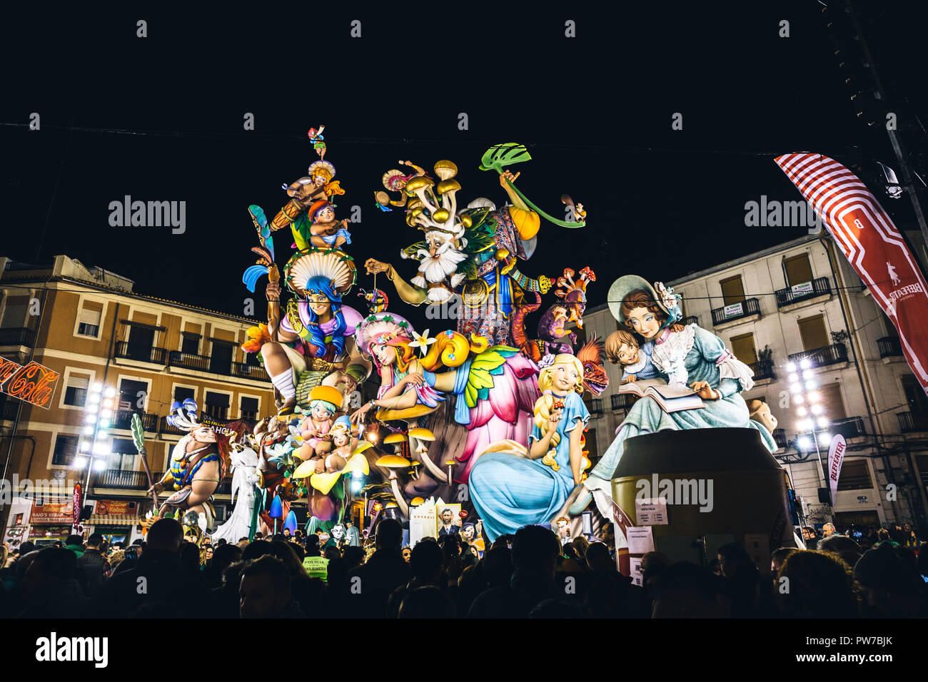 Las Falles Spring Festival, Valencia, Spain, 2018 Unesco Intangible ...