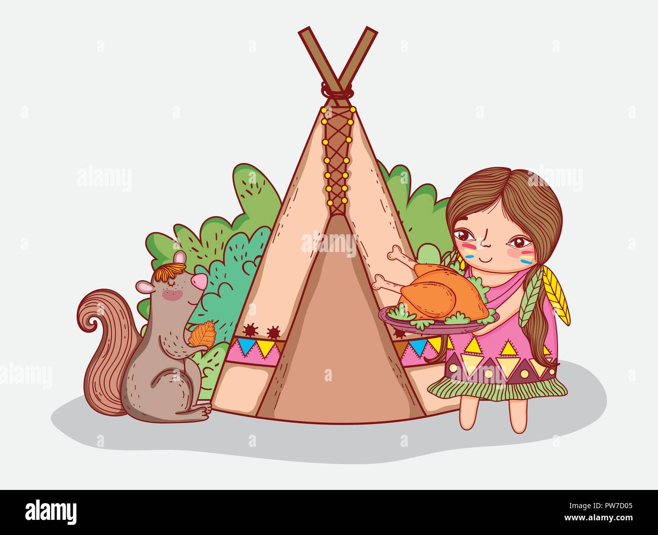 Indigenous squirrel Stock Vector Images - Alamy