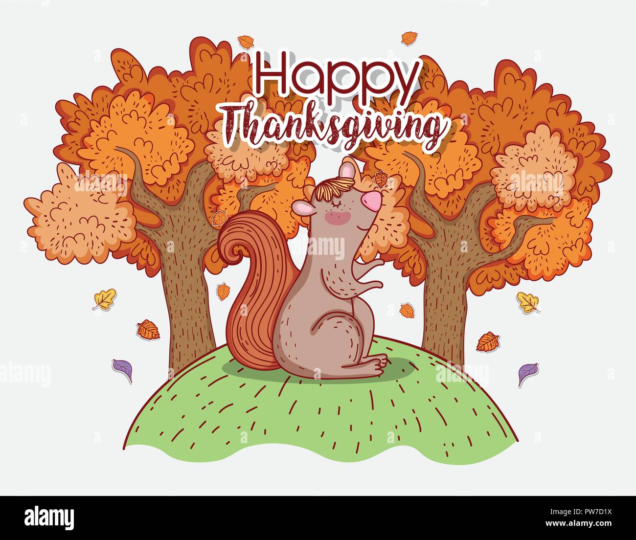 Happy squirrel day Stock Vector Images - Alamy