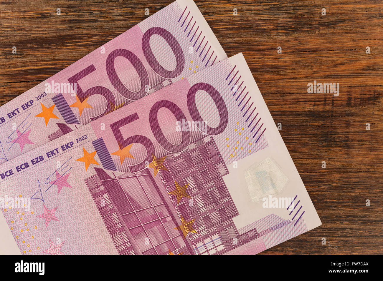 Euro, European money, the highest denominations Stock Photo - Alamy