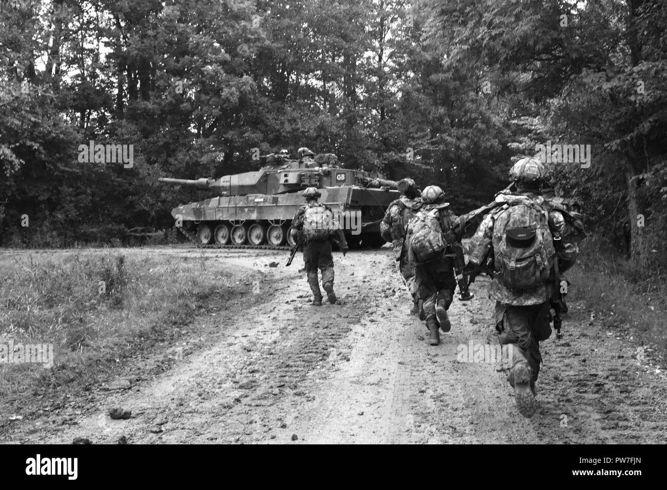 American dismounted infantry race to engage Swedish armor and infantry ...