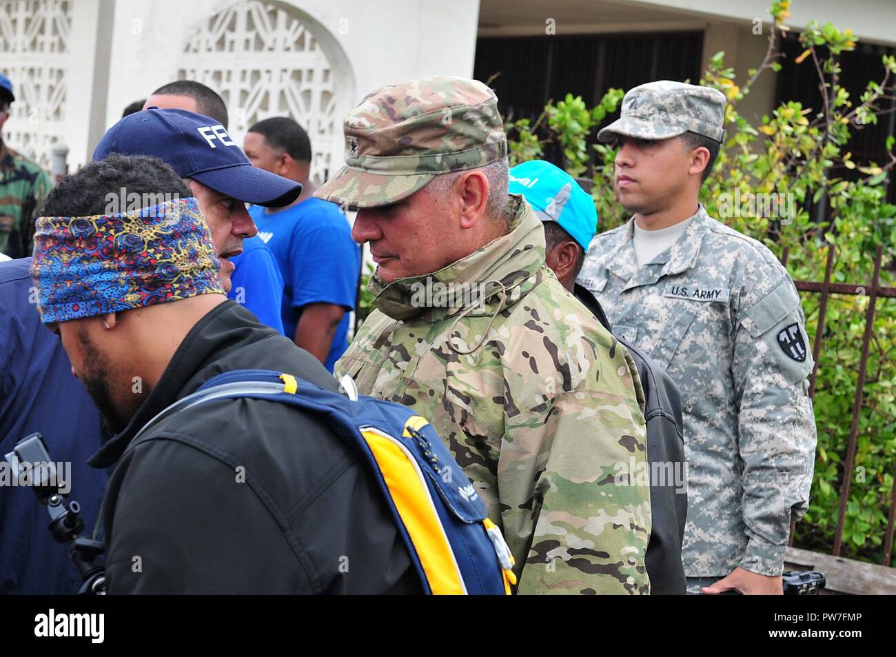 The Adjutant General of Puerto Rico, Brig. Gen. Isabelo Rivera, with ...