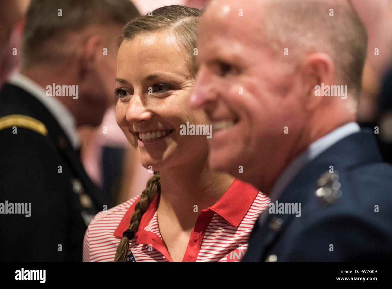 Team U.S. Captain, U.S. Air Force Captain Christy Wise poses for a ...