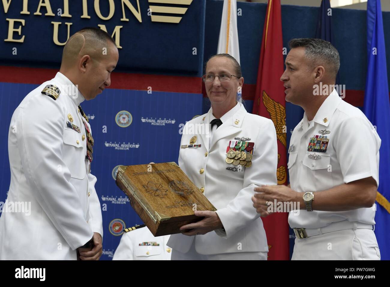 Us navy cryptologic warfare officer hi-res stock photography and images ...