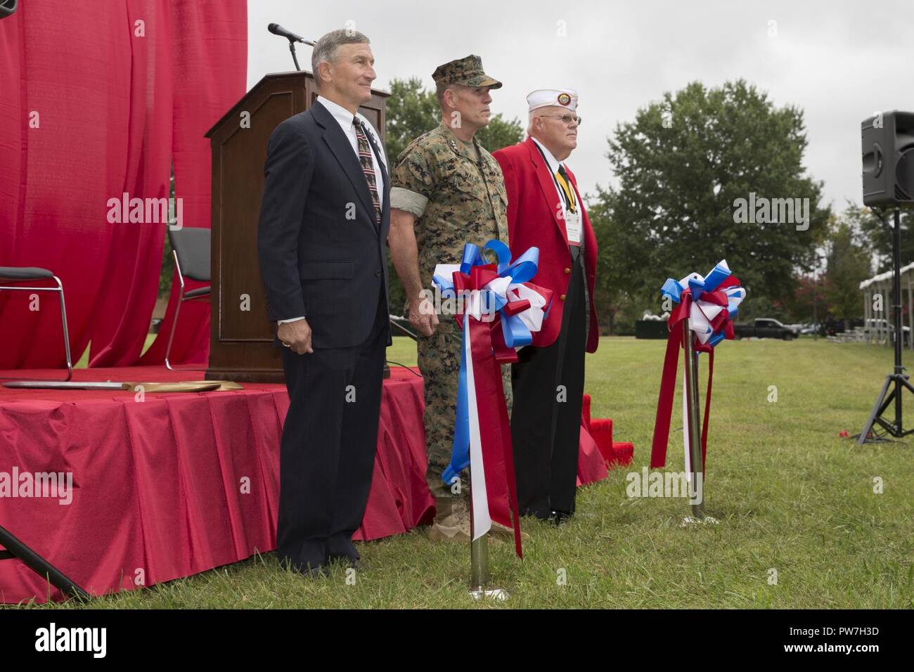 From left, retired U.S. Marine Corps Maj. Gen. Mike Regner, National ...