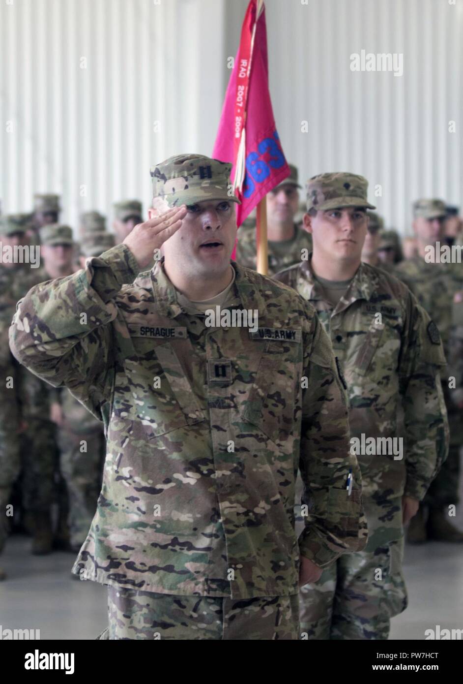 Capt. Kenneth Sprague, the Commander of the 3637th Support Maintenance ...