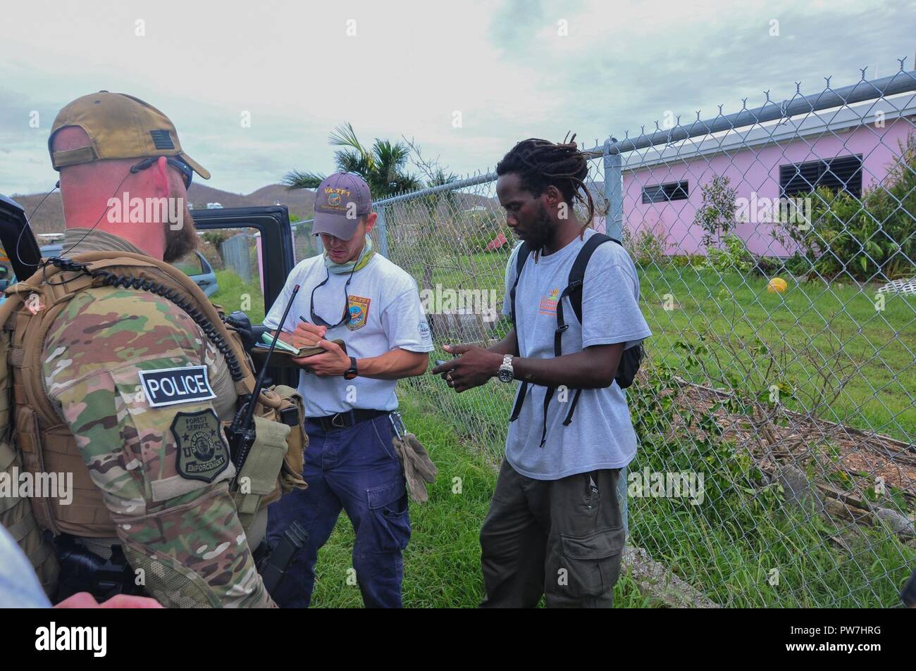 Dan Gajewski, with the Fairfax County Urban Search and Rescue Task ...