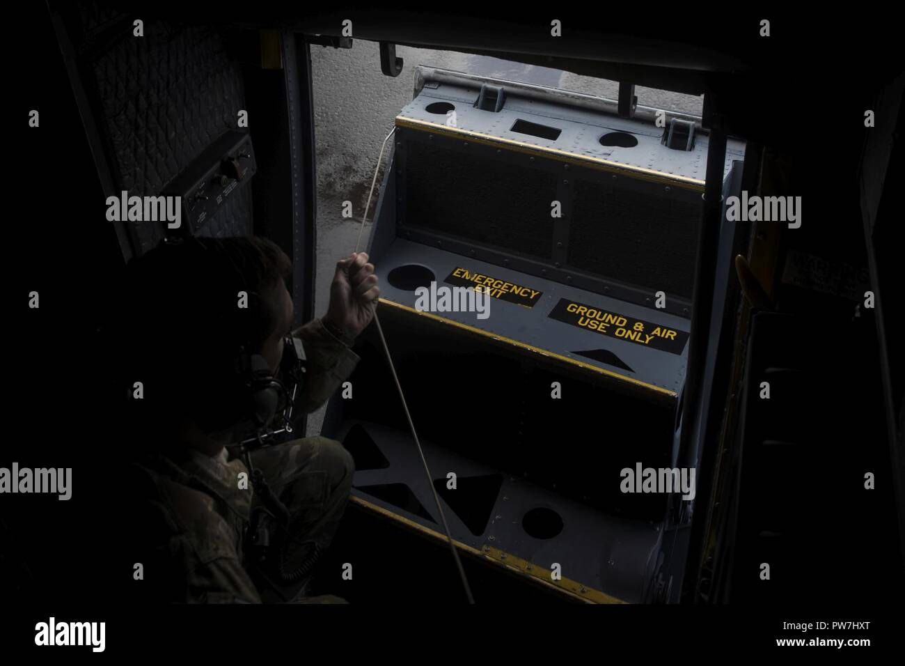 Capt. Joseph Madel, an electronic warfare officer with the 15th Special ...