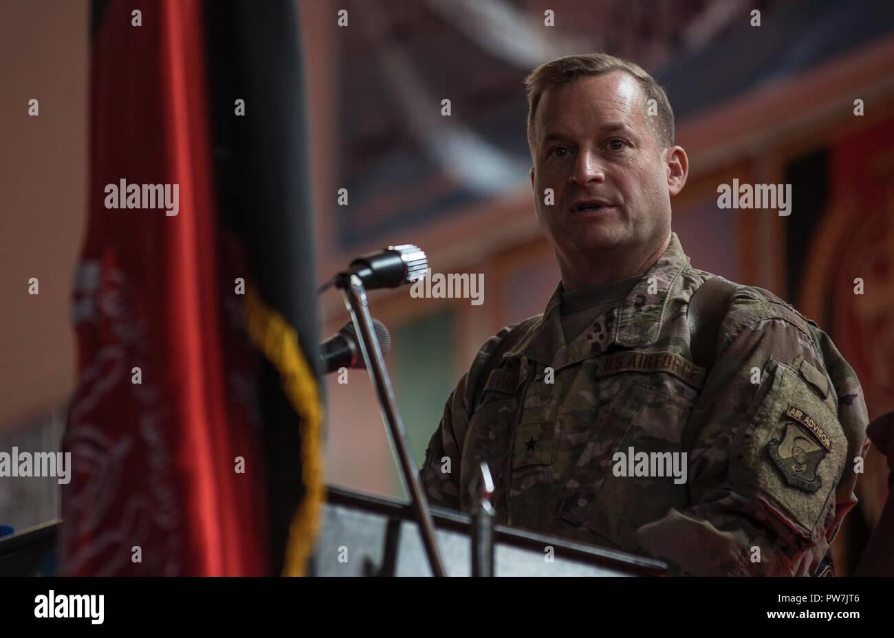 U.S. Air Force Brig. Gen. Phillip Stewart, commander of the 438th Air ...