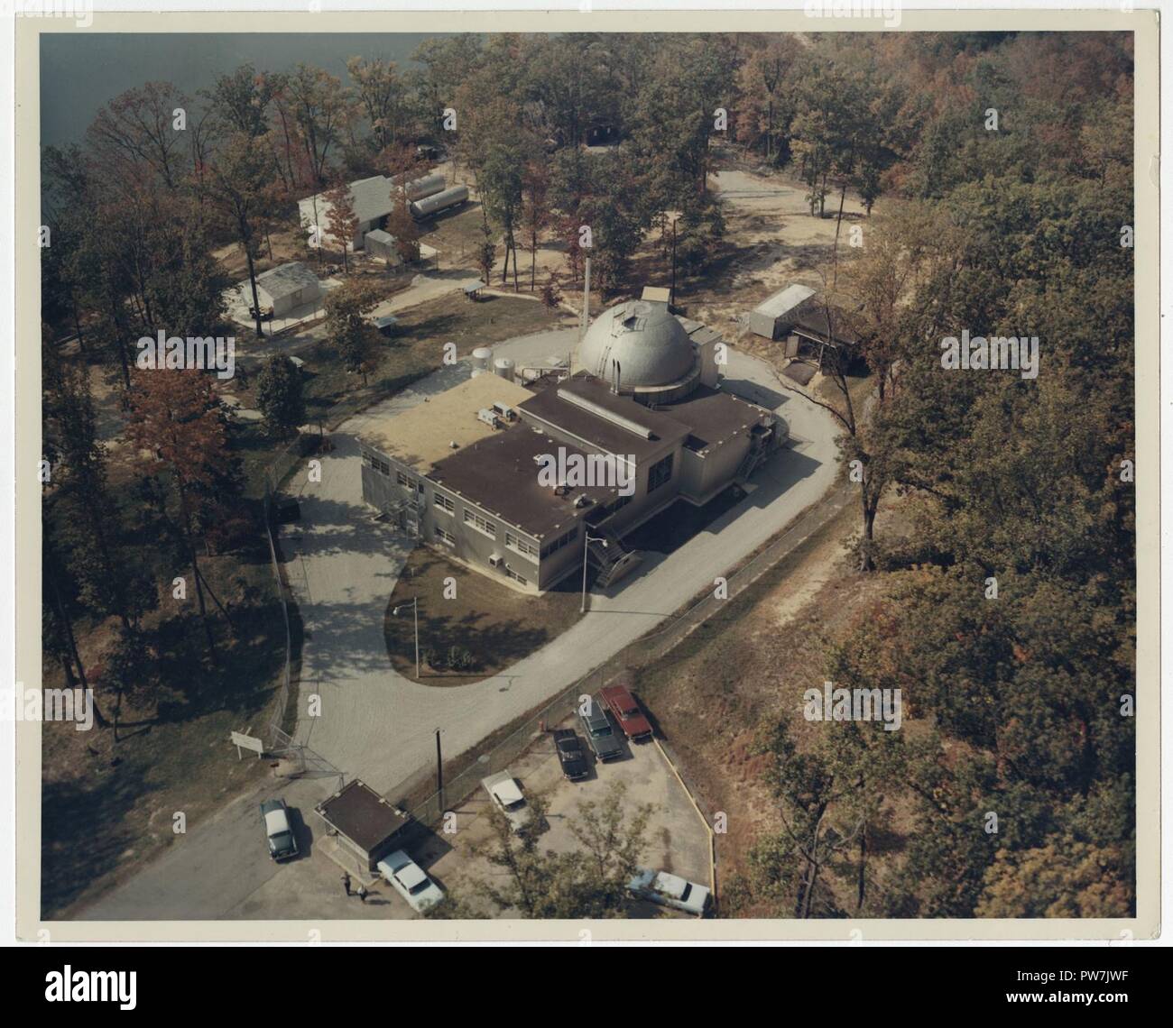 Aerial view of SM-1 nuclear reactor and plant circa the 1960s. SM-1 was ...