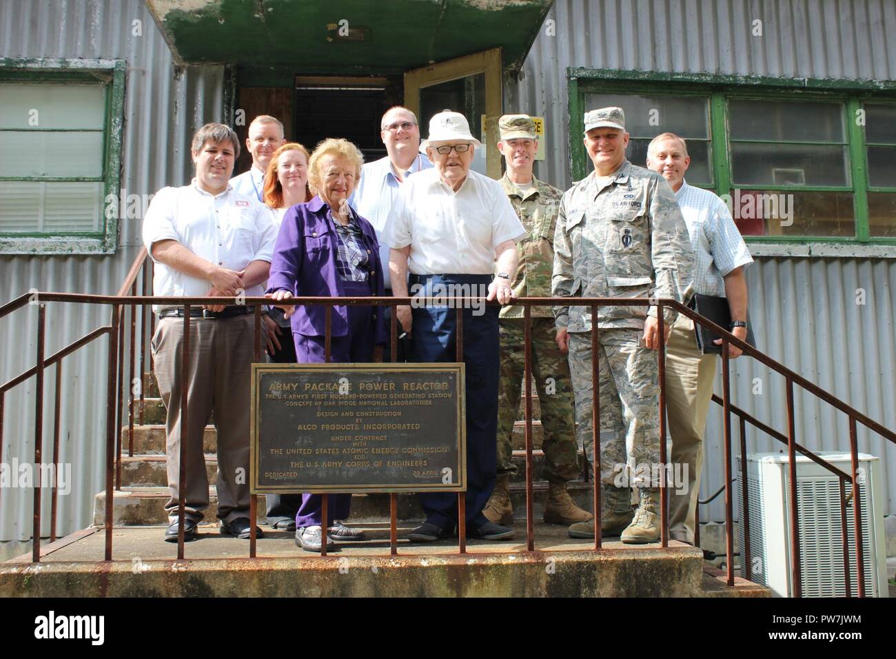Retired Lt. Gen. Ernest Graves and his wife, Nancy Graves, stand behind ...