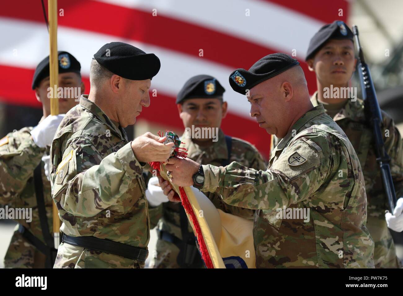 Maj. Gen. Mark W. Palzer, commanding general of the 79th Theater ...
