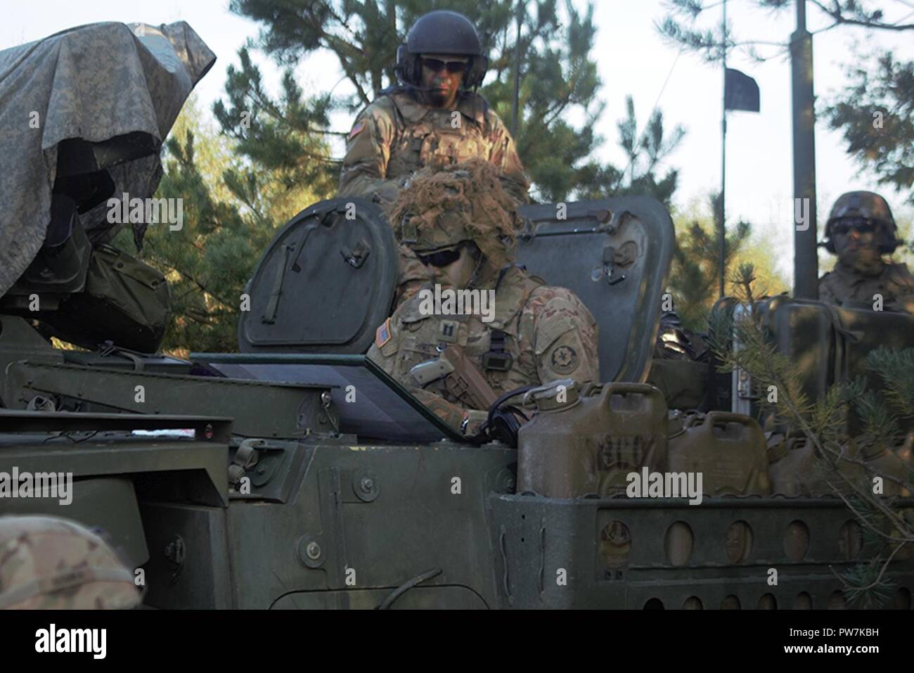 Battle Group Poland U.S. Soldiers participate in the Polish national ...