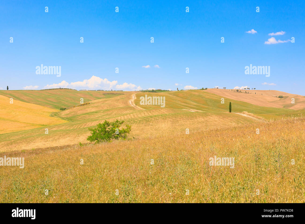 Tuscany hills landscape, Italy. Rural italian panorama Stock Photo - Alamy
