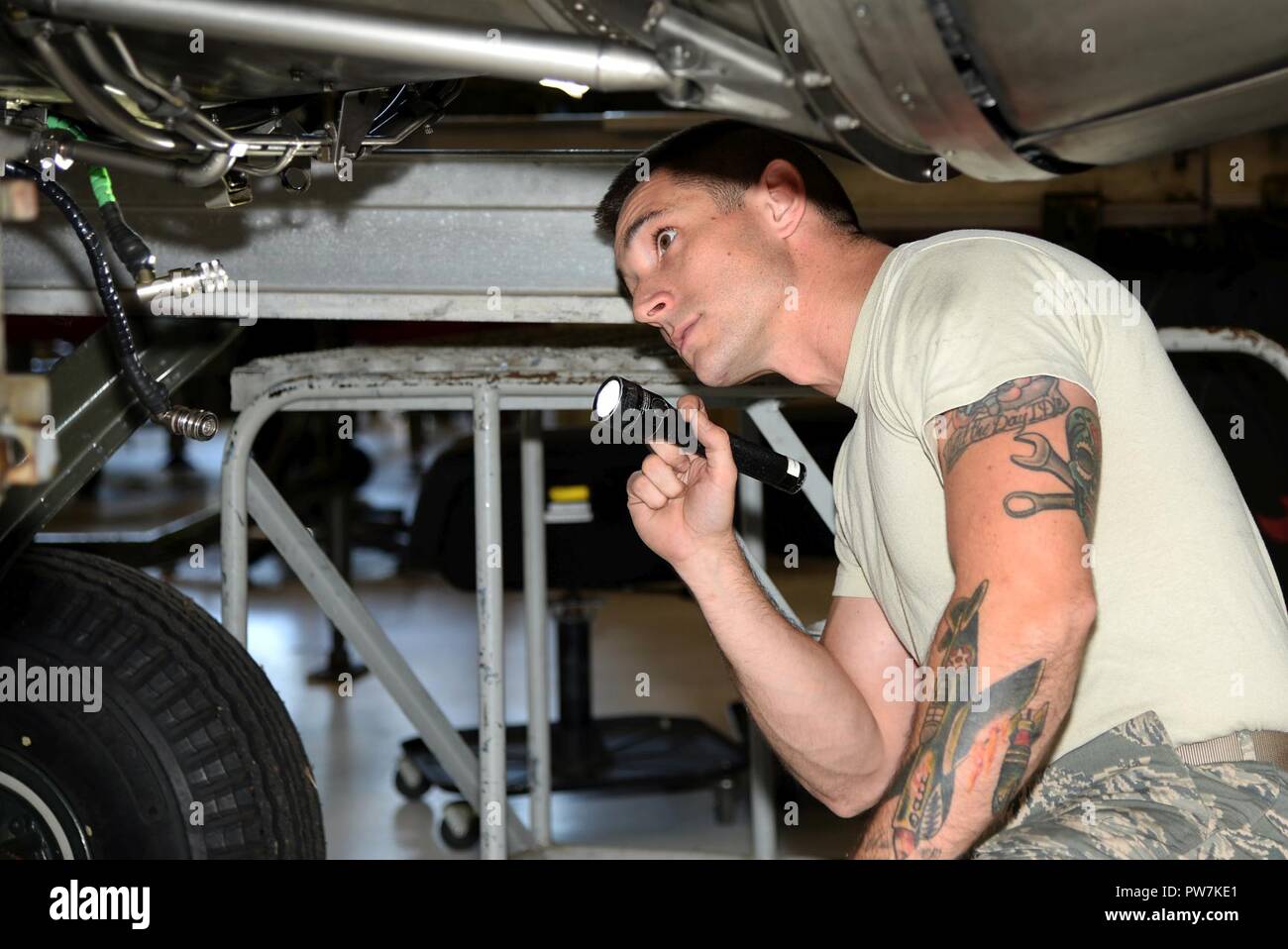 Air Force Staff Sgt. Michael P. Kelly, an aerospace propulsion mechanic ...