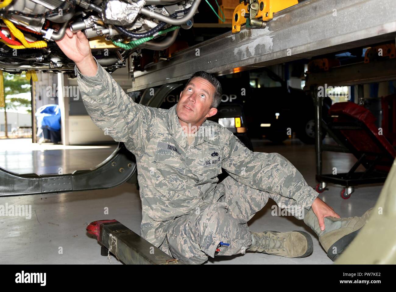 Air Force Tech. Sgt. Robert F. Taylor Jr., an aerospace propulsion ...