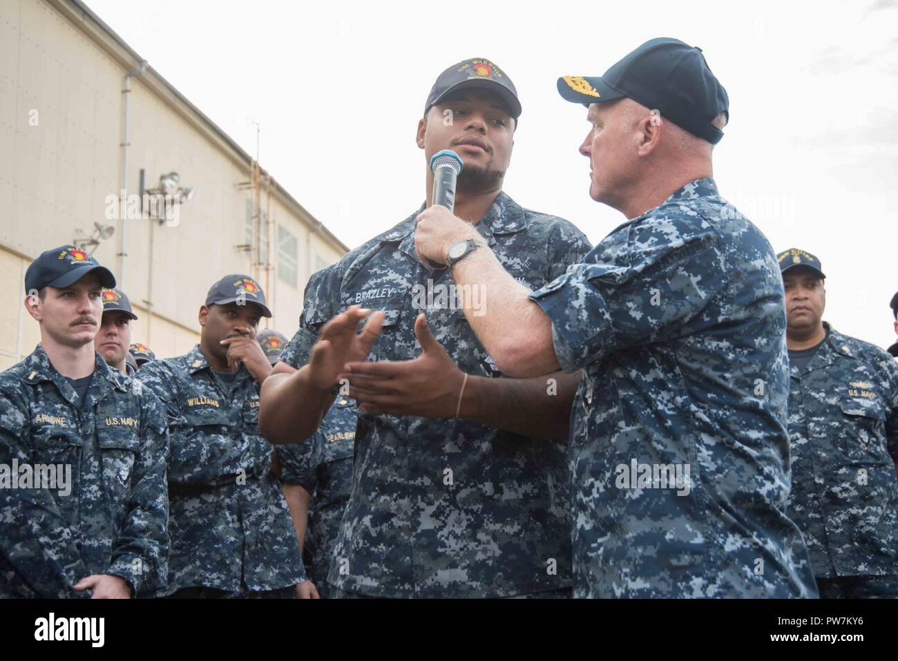 SASEBO, Japan (September 25, 2017) Engineman 3rd Class John Brazley ...