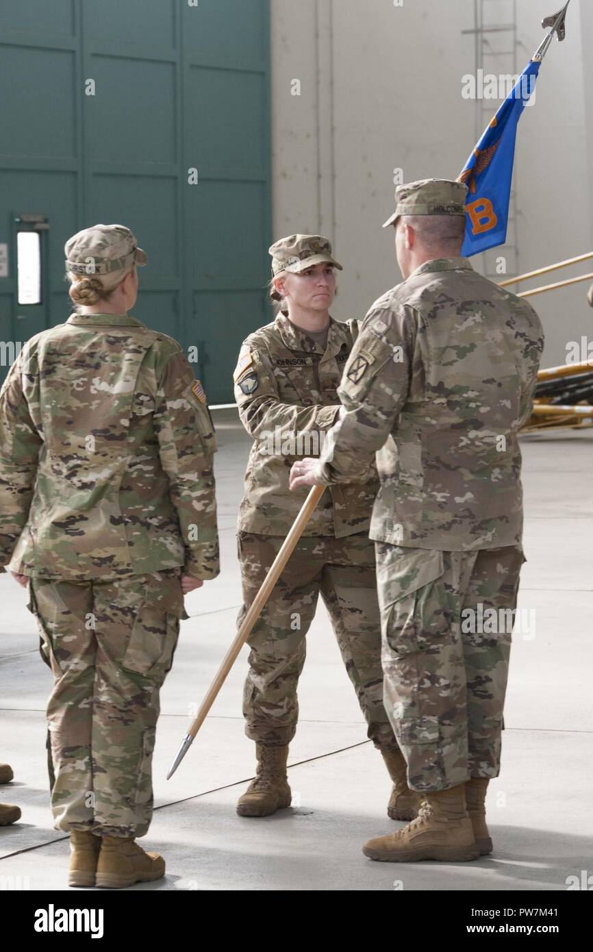 Change of Command Ceremony for Outgoing Commander Major Elsa L. Johnson ...