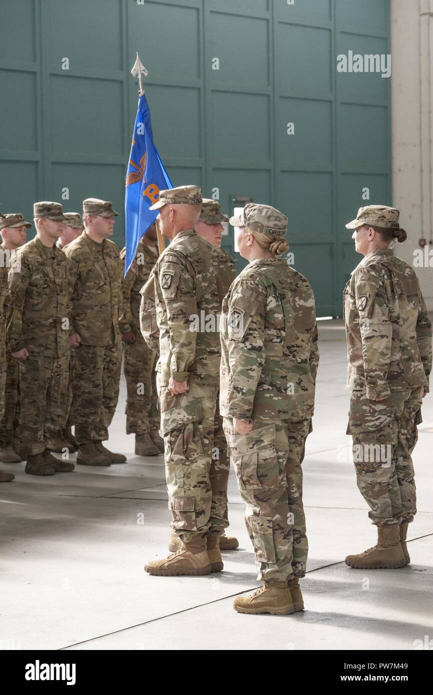 Change of Command Ceremony for Outgoing Commander Major Elsa L. Johnson ...