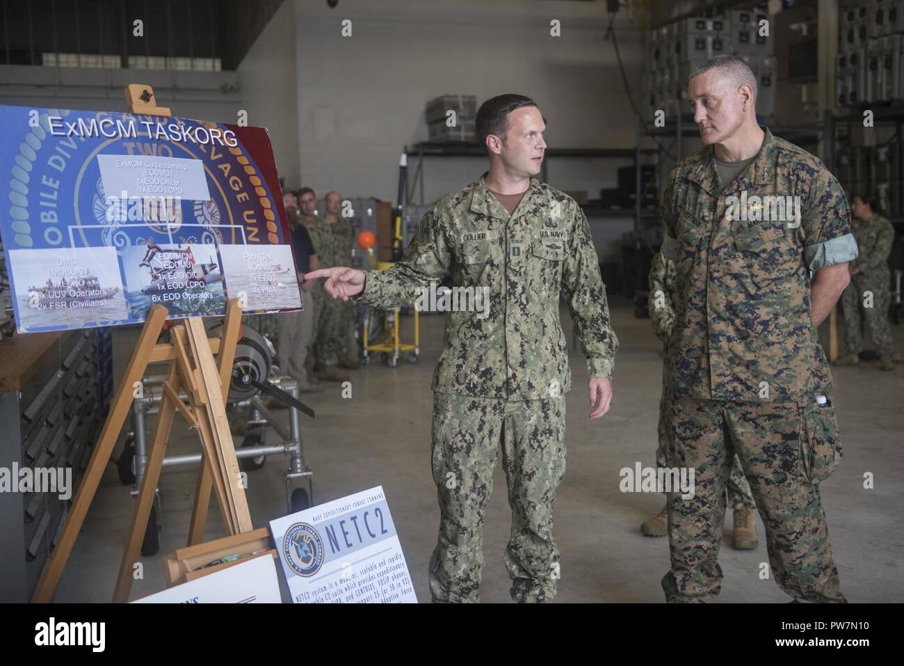 VIRGINIA BEACH, Va. (Sept. 26, 2017) Lt. Mike Collier, company ...