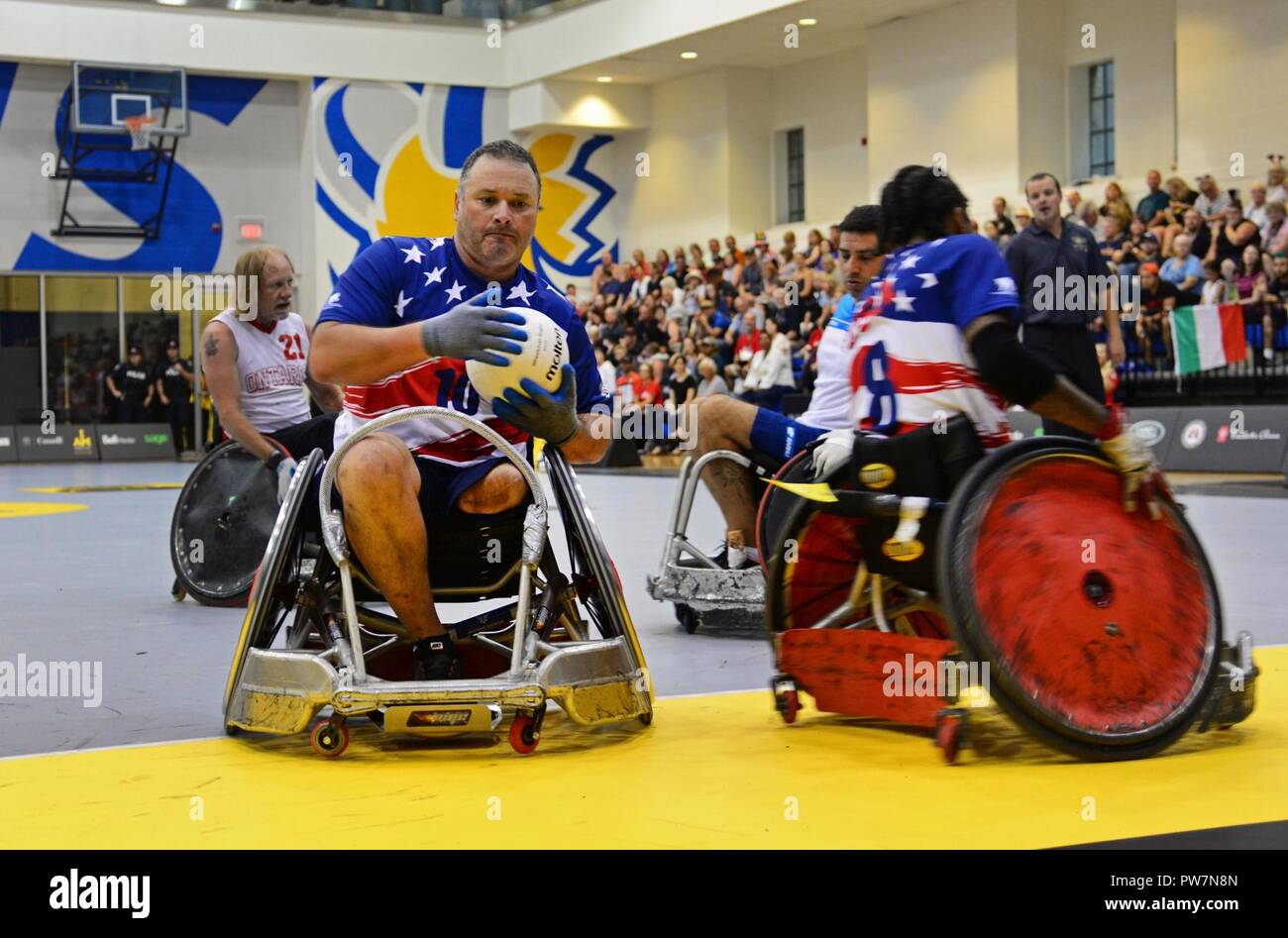 U.S. Marine Corps veteran Anthony McDaniel (right), a former sergeant ...