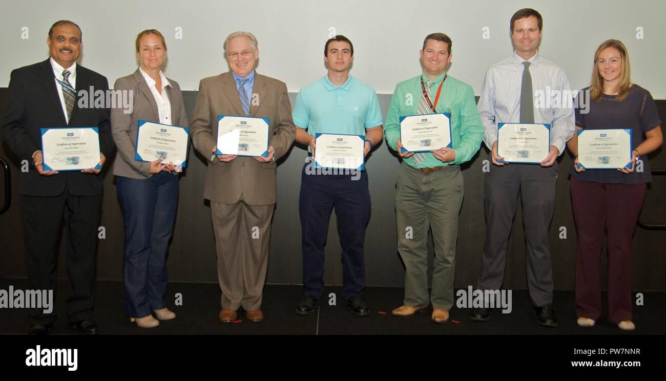 DAHLGREN, Va. - Ajoy Muralidhar, Kathleen Jones, William Catoe, David ...