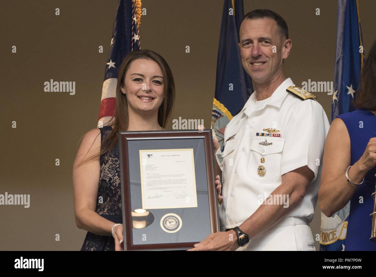 WASHINGTON, (Sept. 26, 2017) Chief of Naval Operations (CNO) Adm. John ...