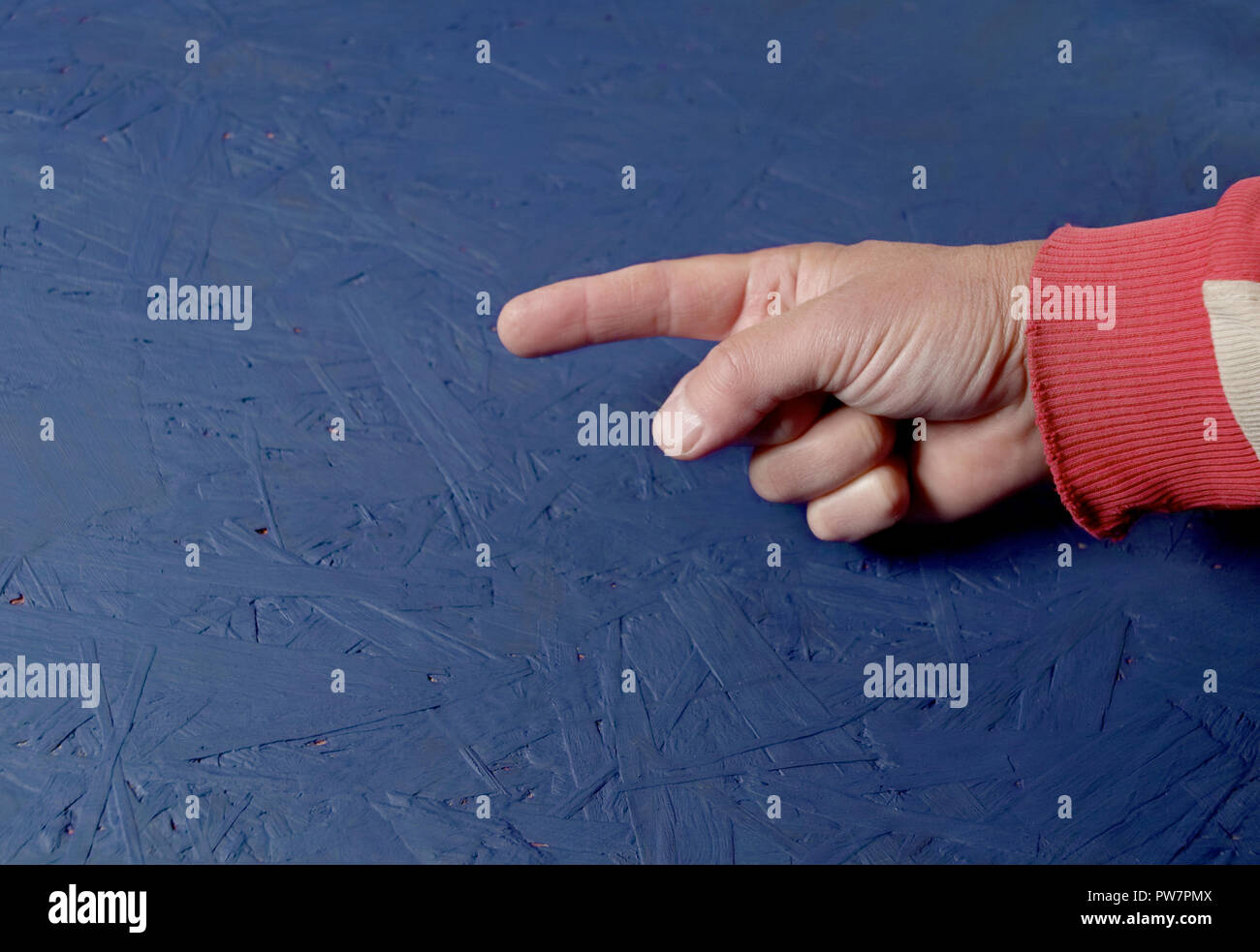 Pointing straight hi-res stock photography and images - Alamy