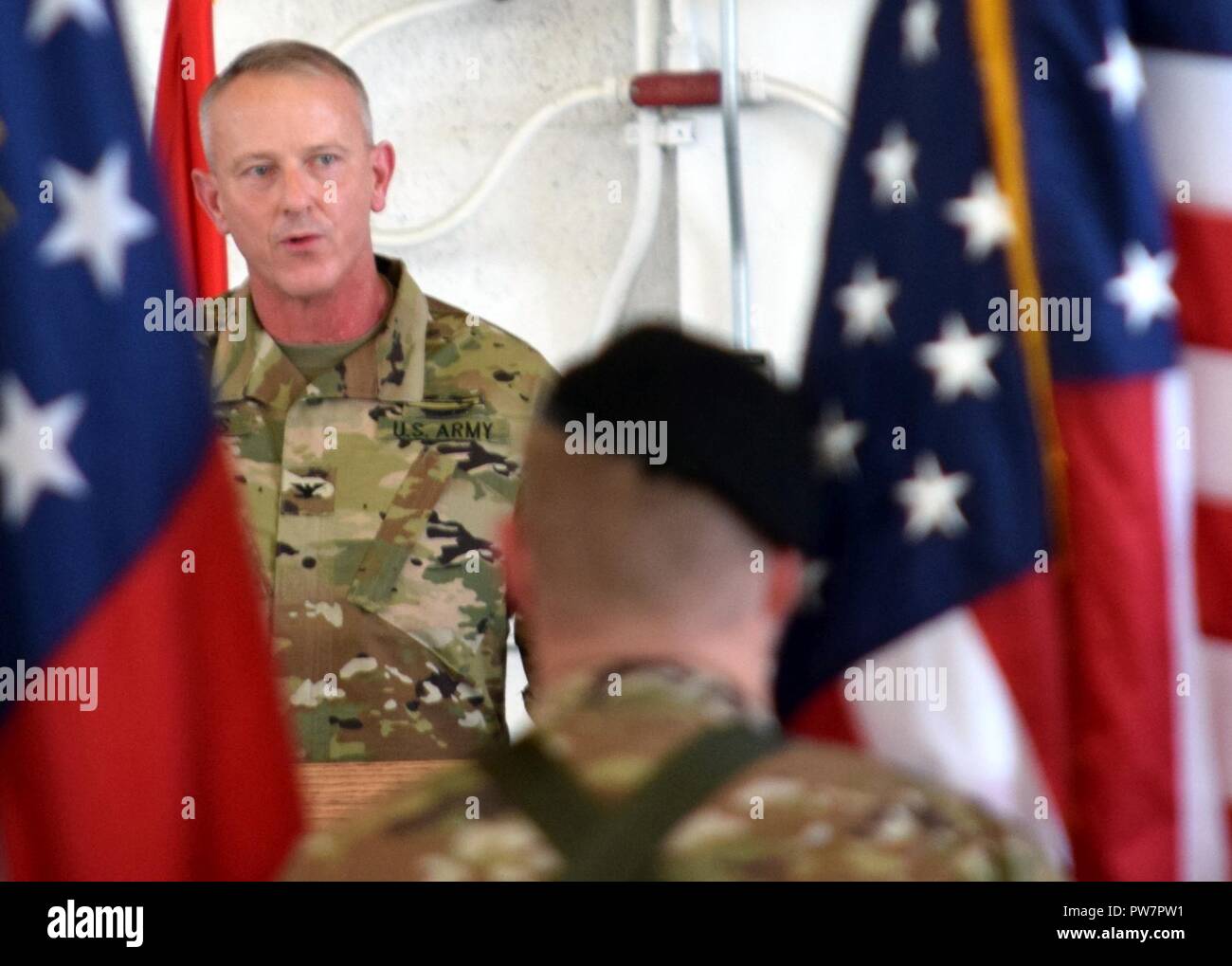 Colonel Randall Simmons Jr., new commander of the Georgia Army National ...