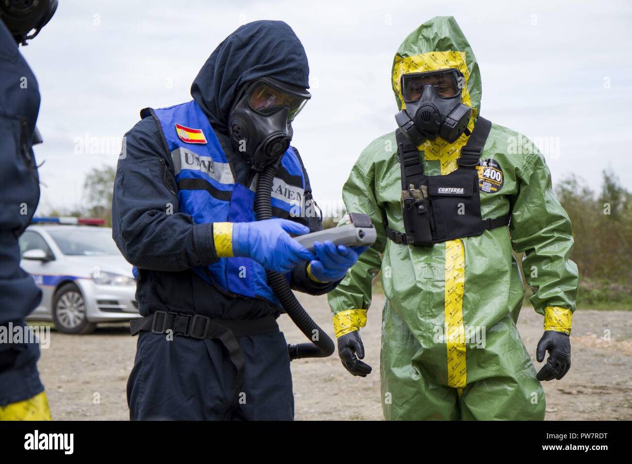 Staff Sgt. Patrick McNeely (right), chemical, biological, radiological ...