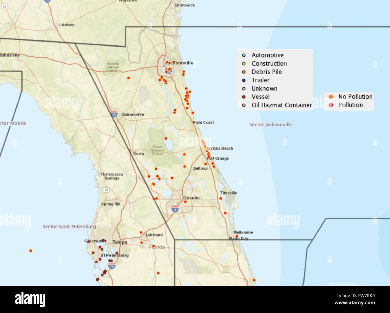 A National Oceanic and Atmospheric Administration chart displays the ...