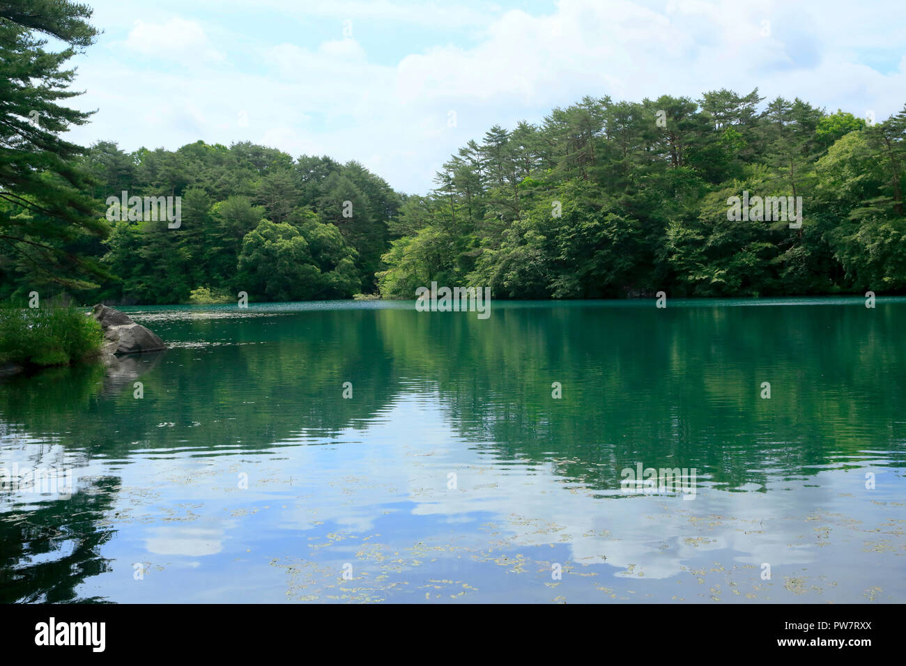 Goshiki-numa Fukushima Prefecture Stock Photo - Alamy