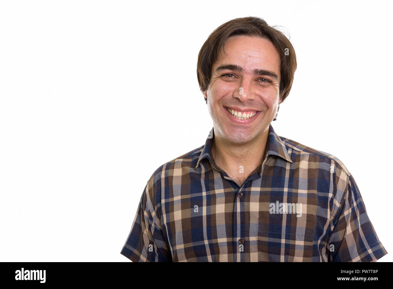 Attractive man smiling hi-res stock photography and images - Alamy