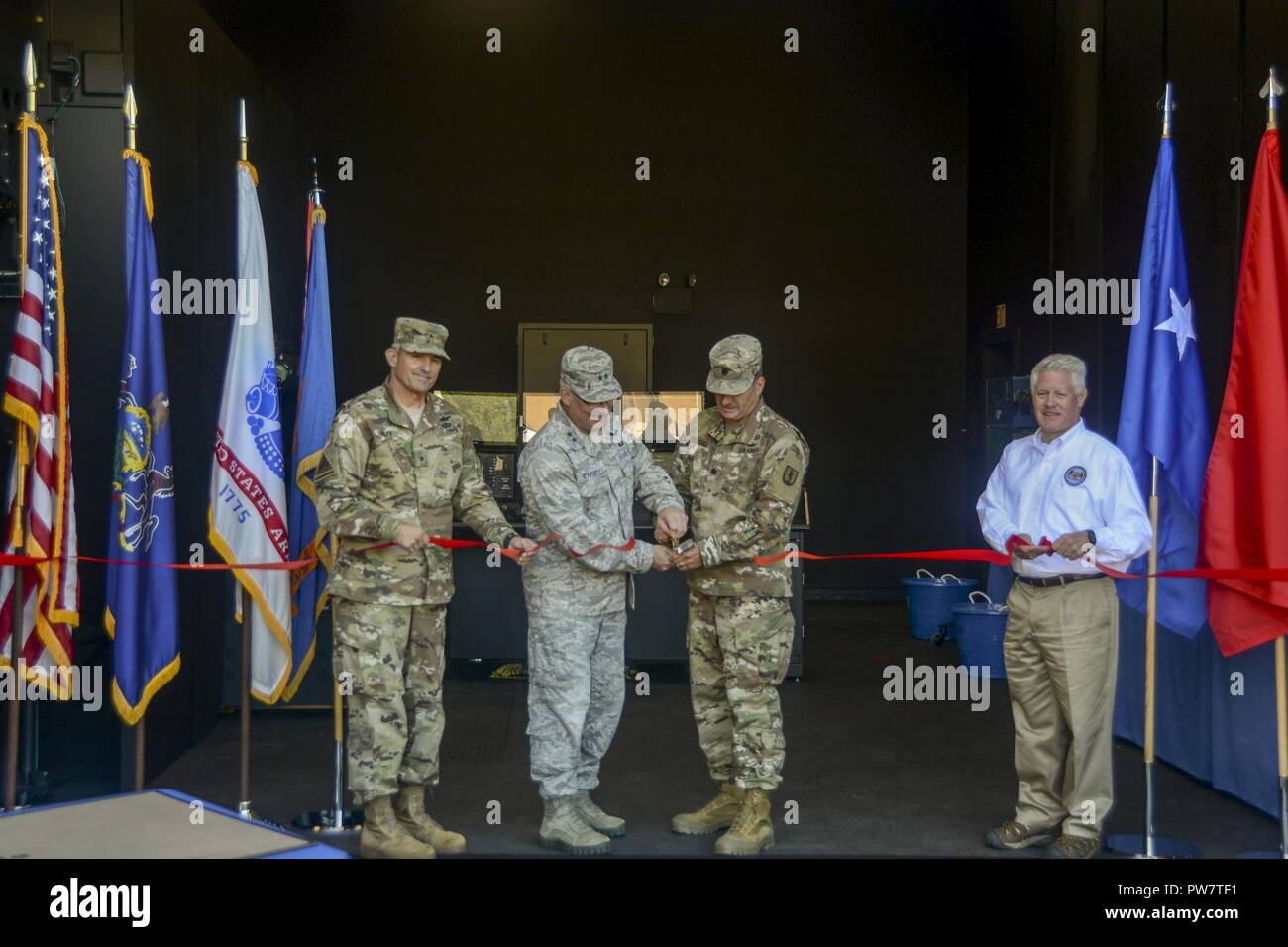 Maj. Gen. Tony Carrelli, Pennsylvania adjutant general, and Lt. Col ...