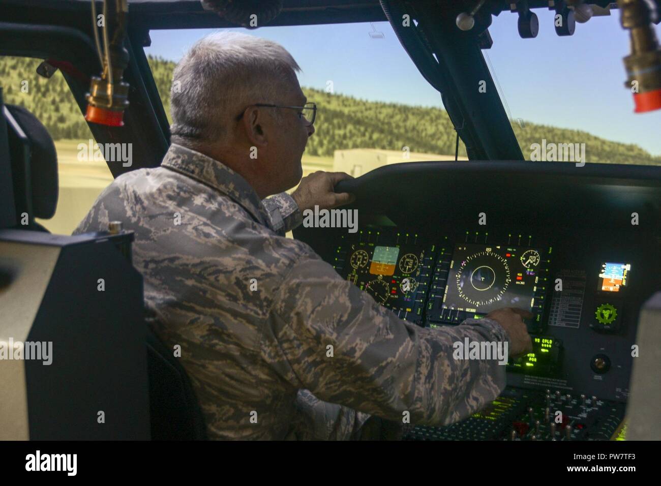 Maj. Gen. Tony Carrelli, Pennsylvania adjutant general, tests the Black ...