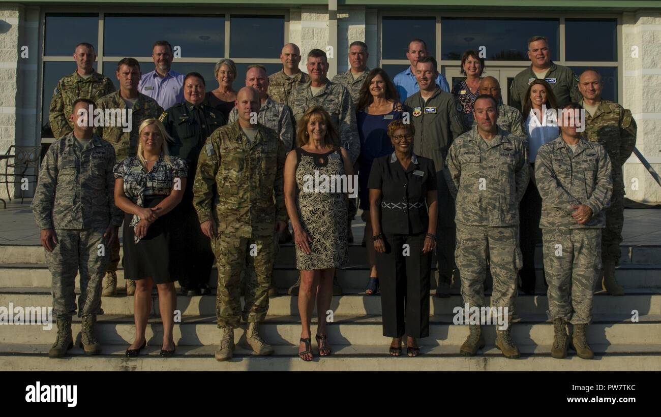 Commanders and command chiefs from Team Hurlburt pose with the newest ...