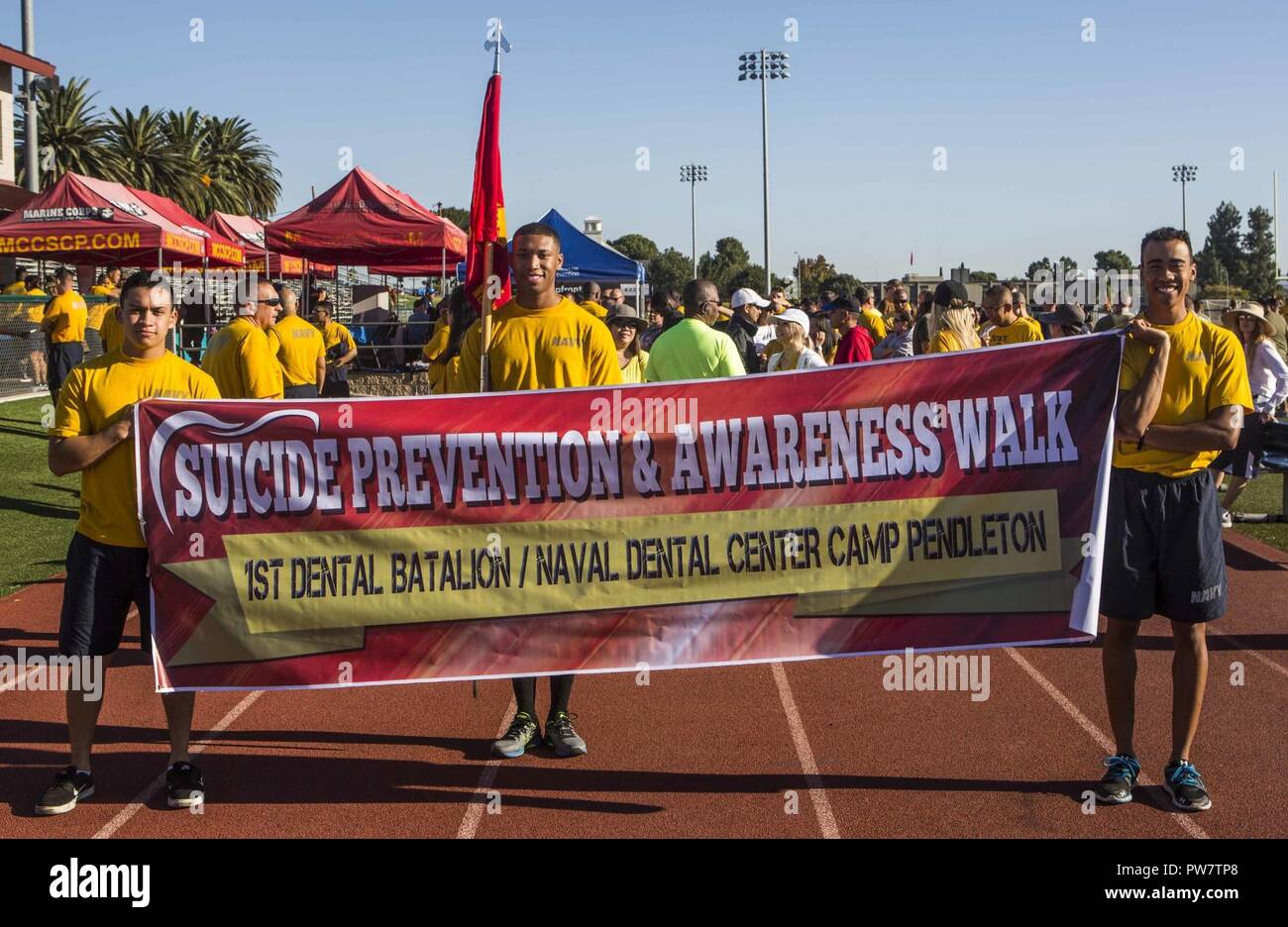 U.S. Sailors (from left to right) Seaman Johnathan Lamberth, a corpsman ...