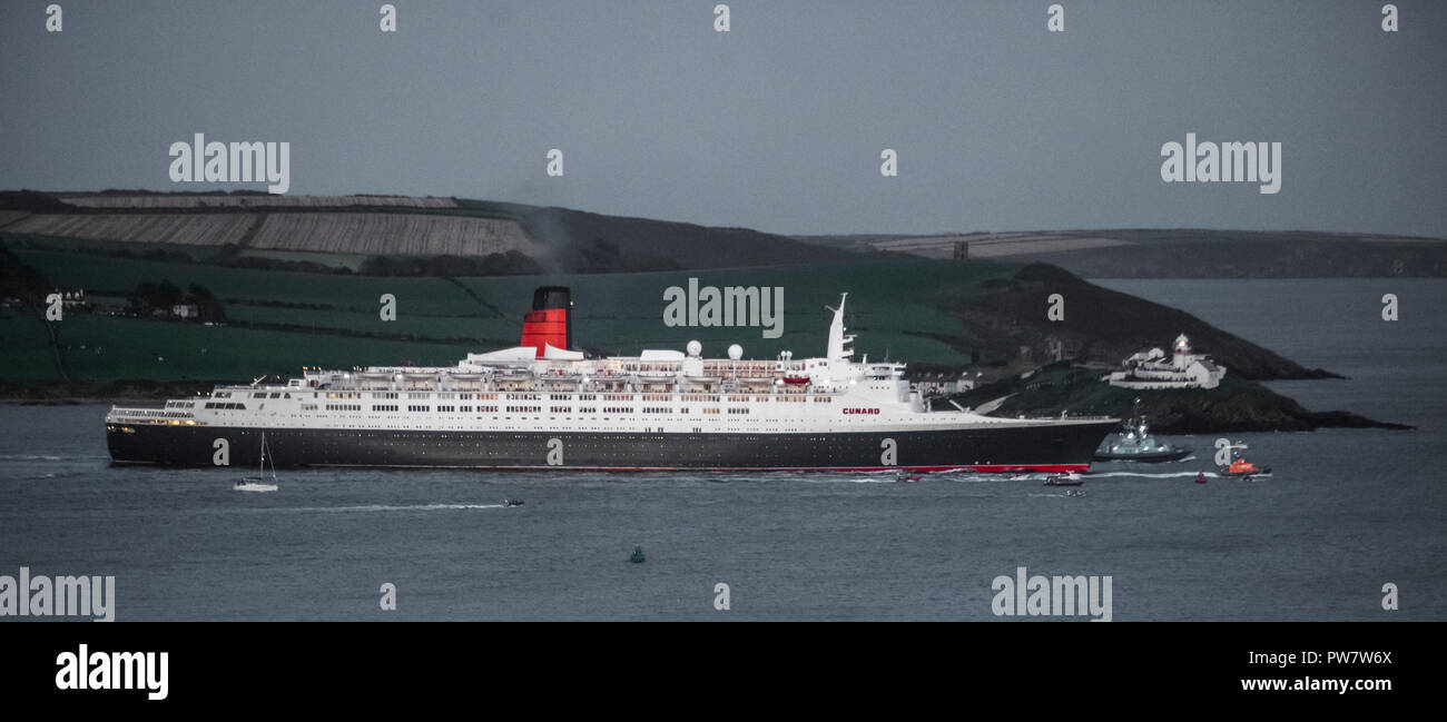 Roches Point, Cork, Ireland. 02nd October, 2008. Cunard Liner Queen ...