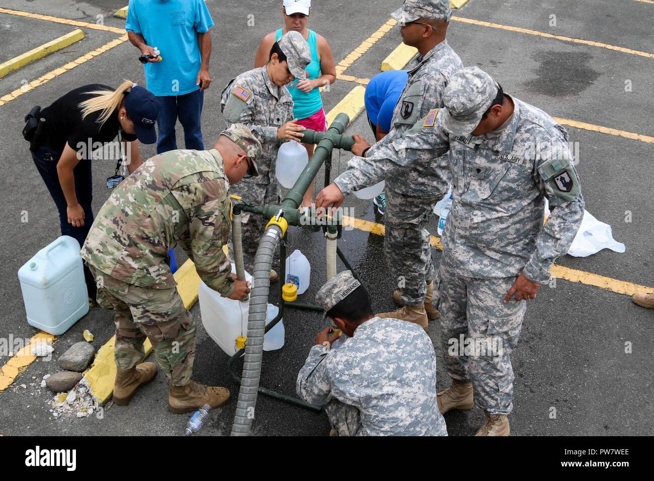 191st regional support group puerto rico national guard hi-res stock ...