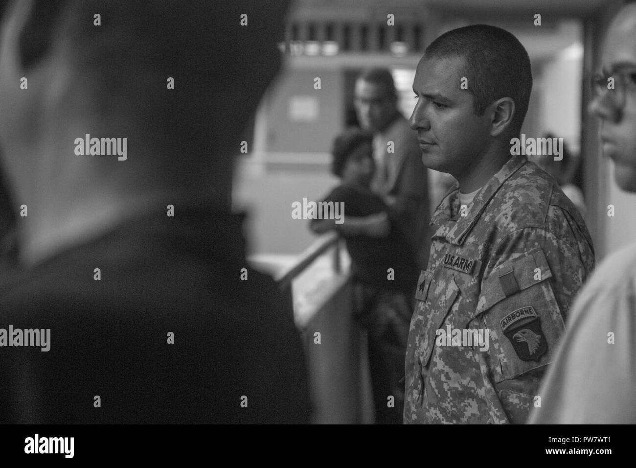 U.S. Army Sgt. Luis Rodriguez, Flight Medic, assigned to 101st Combat ...