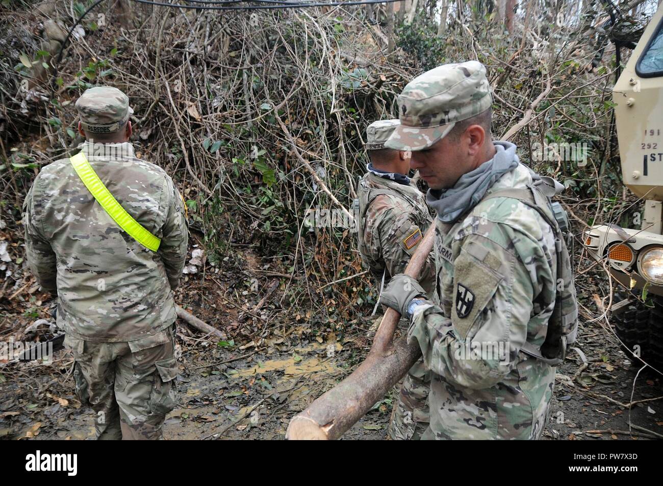 101st troop command puerto rico army national guard hi-res stock ...