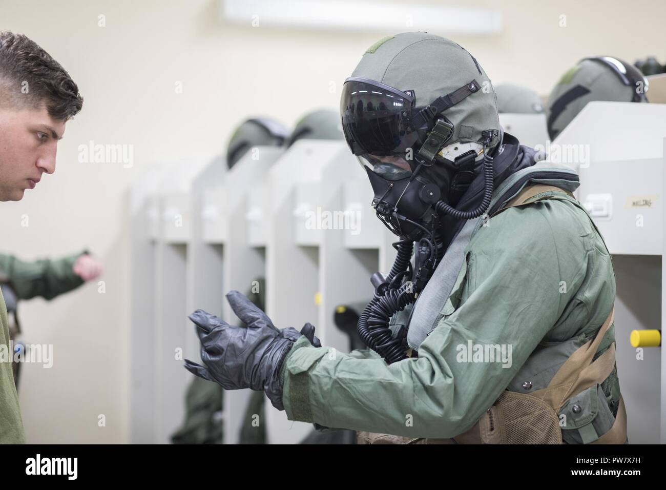 U.S. Marine Corps Maj. Christopher Melling, the pilot training officer ...