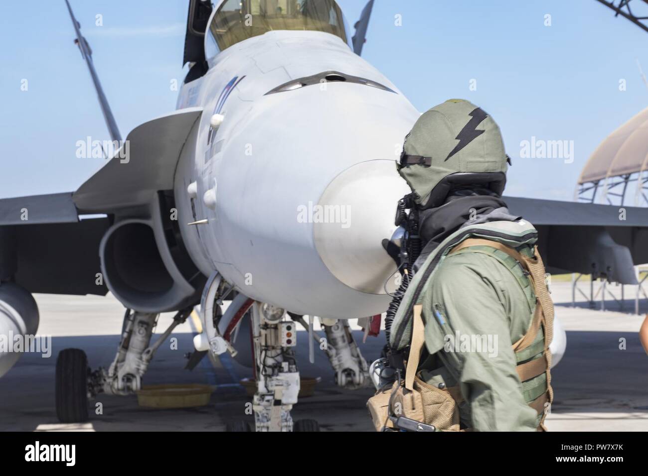 .S. Marine Corps Maj. Christopher Melling, the pilot training officer ...