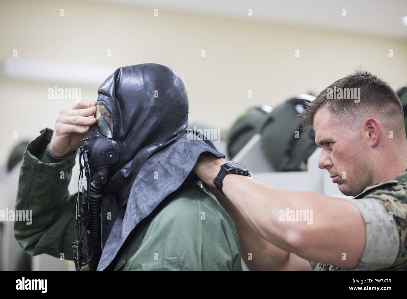 U.S. Marine Corps Maj. Christopher Melling, the pilot training officer ...