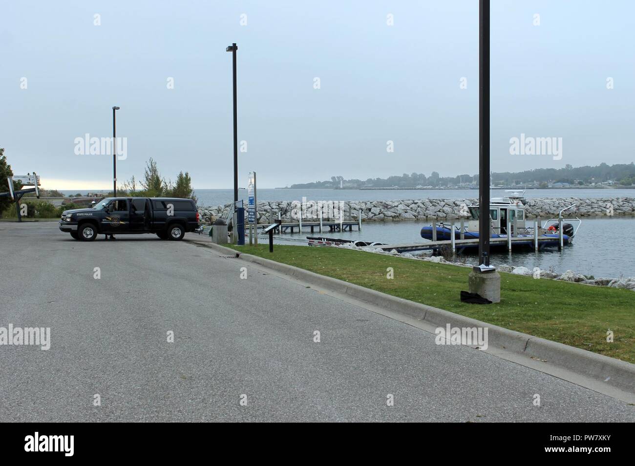 Representatives from the Michigan State Police Marine Services Team ...